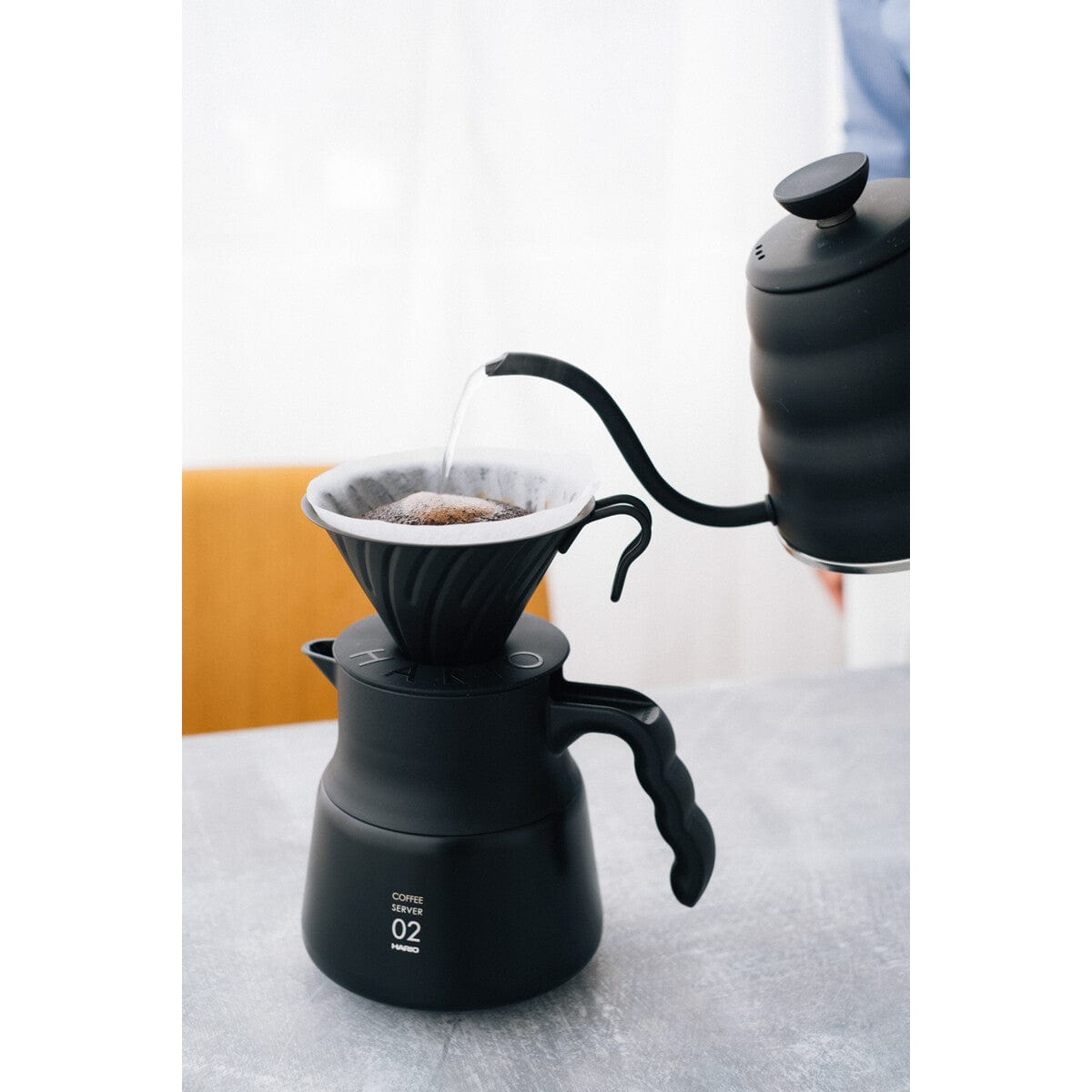 Hario - V60 Metal Dripper for 1 to 4 Cups (Matt Black) | CherryAffairs ...