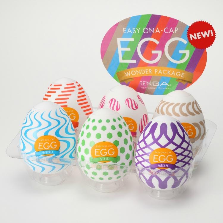 Tenga - Wonder Series Masturbator Egg Stroker (Wind, Tube, Stud, Ring ...